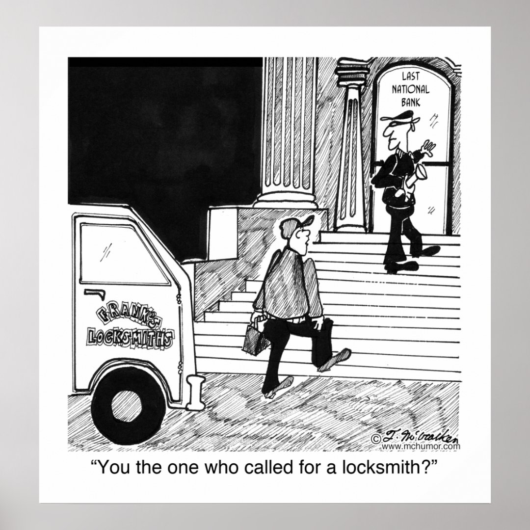 You Call For a Locksmith? Poster | Zazzle