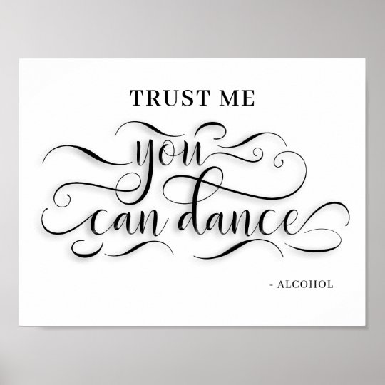 You Can Dance Wedding Dance Floor Sign | Zazzle.com