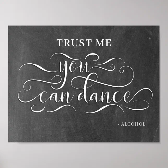You Can Dance Wedding Dance Floor Sign | Zazzle