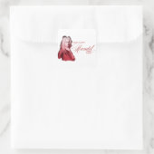 You Can't Handel This Classical Composer Pun Square Sticker | Zazzle