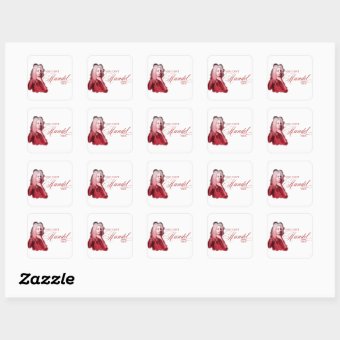 You Can't Handel This Classical Composer Pun Square Sticker | Zazzle