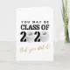 You did it Quarantine Graduation Humour Funny Card | Zazzle