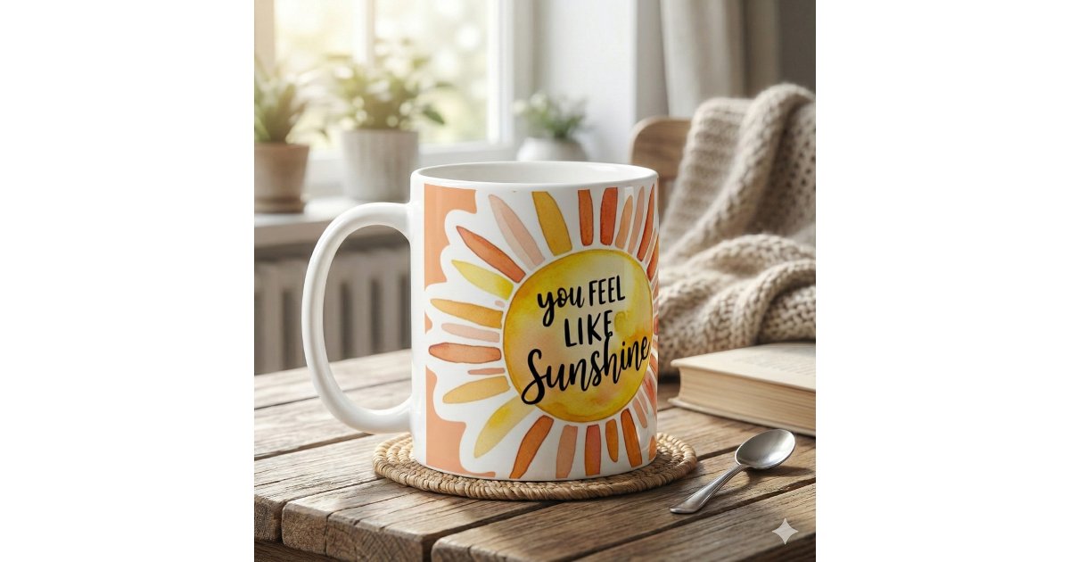 You Feel Like Sunshine Photo Mug | Zazzle