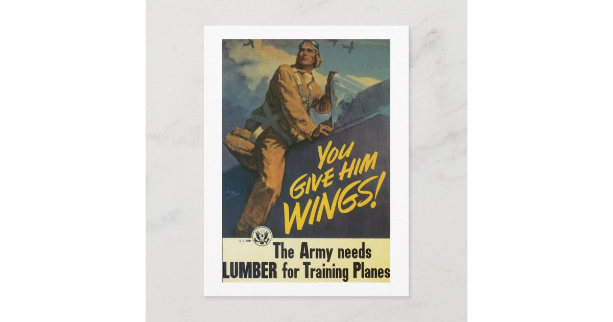 You Give Him Wings! Postcard | Zazzle