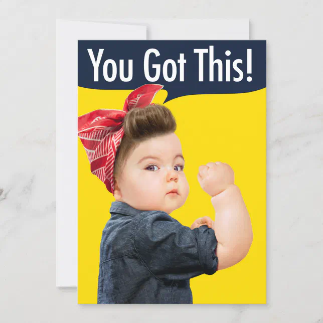 You Got This Baby Invitation | Zazzle