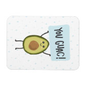You Guac with Cute Avocado Magnet | Zazzle