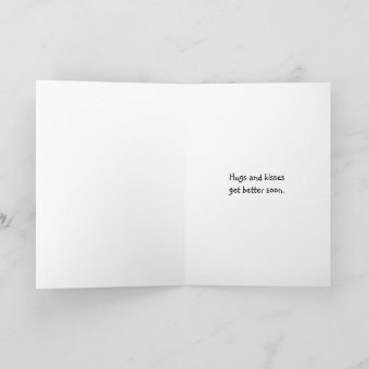 You had a tonsillectomy get well soon card | Zazzle