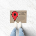 YOU HAVE ARRIVED AT YOUR DESTINATION DOORMAT | Zazzle