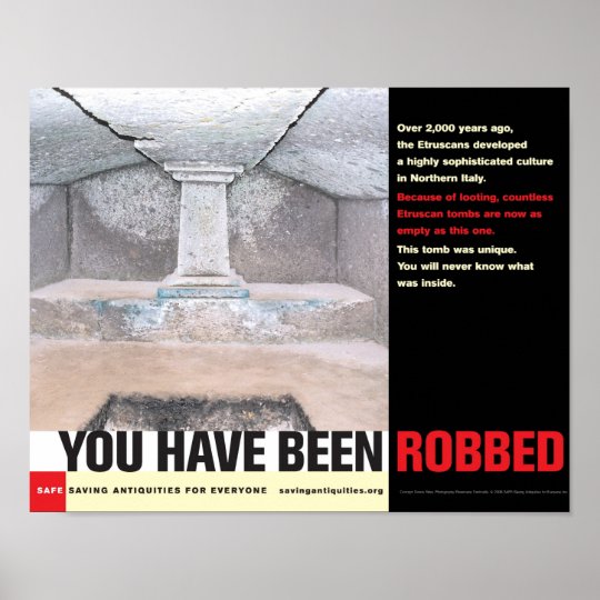 You Have Been Robbed poster | Zazzle.com