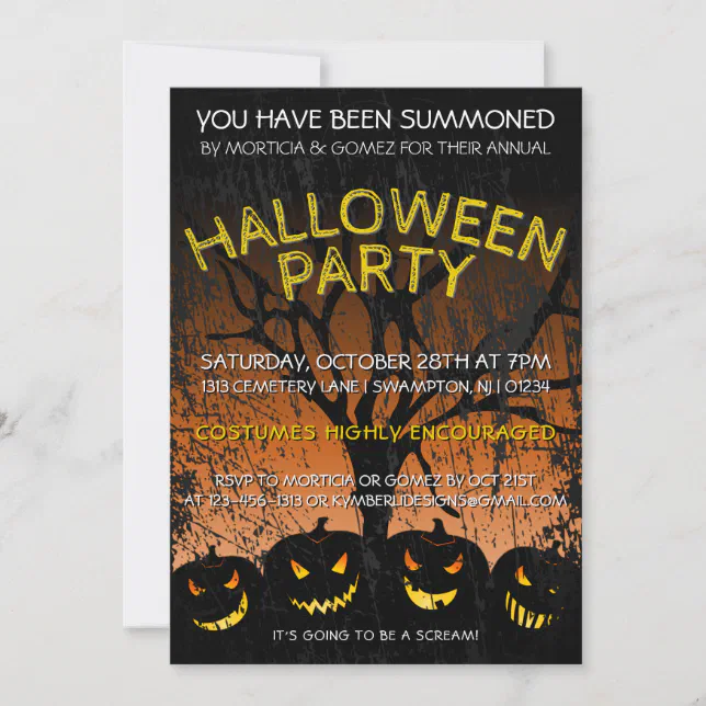 You have been summoned invitation | Zazzle