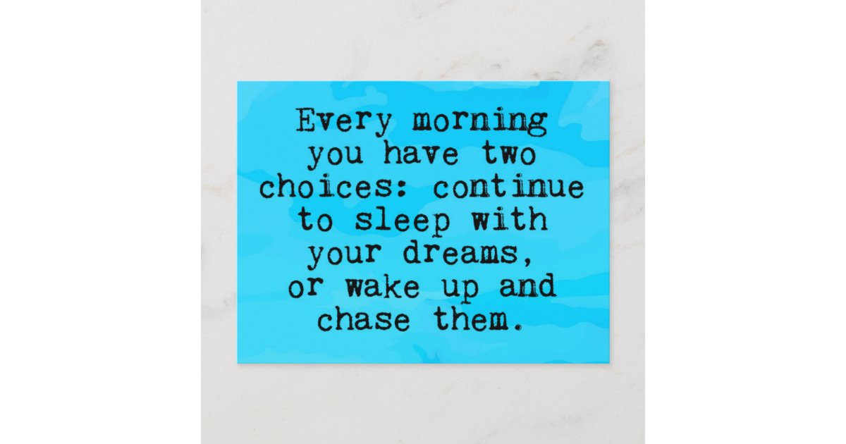 You Have Two Choices Quote Postcard | Zazzle