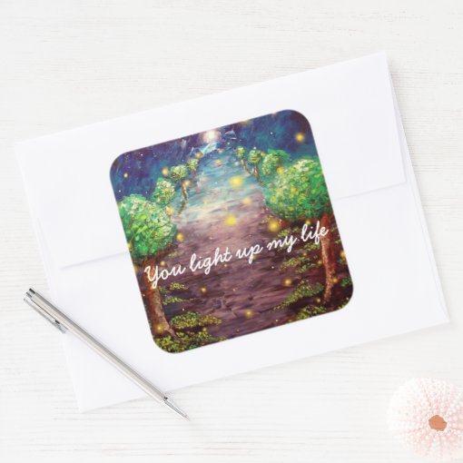 You Light Up My Life Firefly Sticker | Zazzle