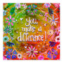 You Make a Difference Poster | Zazzle