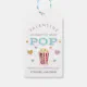You Make My Heart Pop Popcorn Valentine's Day Gift Tags | Zazzle