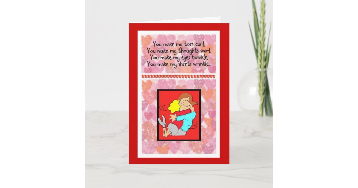 You Make My Toes Curl Holiday Card Zazzle