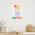 You Matter Classroom Poster | Zazzle