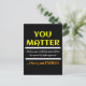 You Matter Science Pun Fun Postcard | Zazzle