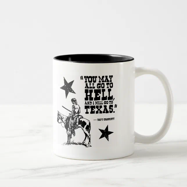 You may all go to hell... coffee mug | Zazzle