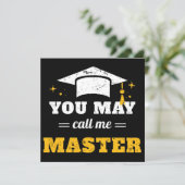 You May Call Me Master II Invitation | Zazzle