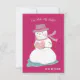 You Melt My Heart Snowman Classroom Valentine Invitation | Zazzle