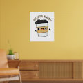 You Mocha Me Happy Funny Coffee Pun Poster | Zazzle