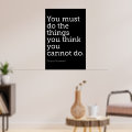 You Must... Poster | Zazzle