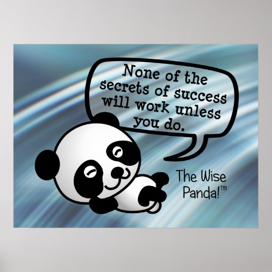 You must work hard for success poster | Zazzle.com