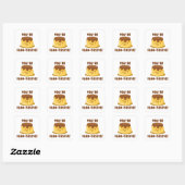 You’re Flan-Tastic Square Sticker | Zazzle
