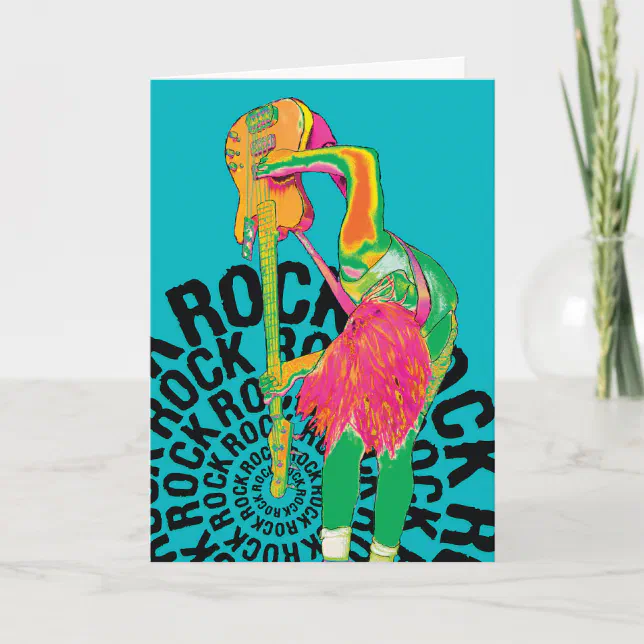 You Rock! Birthday Card | Zazzle