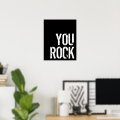 You Rock - Poster | Zazzle