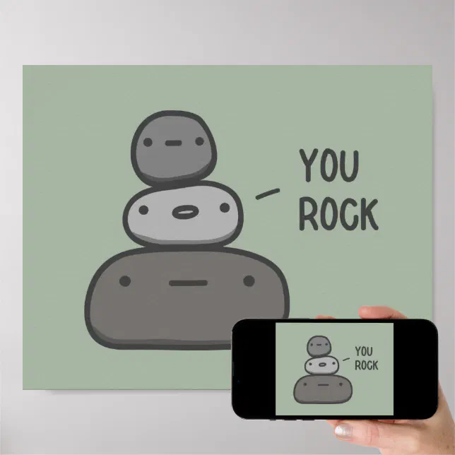 You Rock Poster | Zazzle