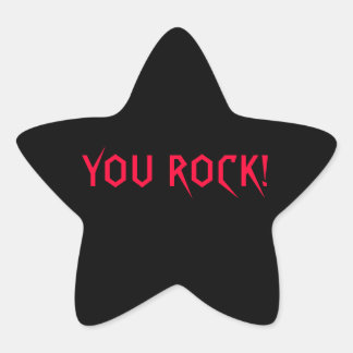 You Rock Stickers | Zazzle