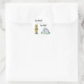 You Rock, You Rule Classic Round Sticker | Zazzle