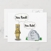 You Rock, You Rule Postcard | Zazzle