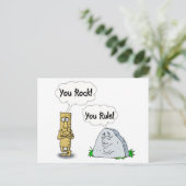 You Rock, You Rule Postcard | Zazzle