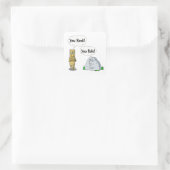 You Rock, You Rule Square Sticker | Zazzle