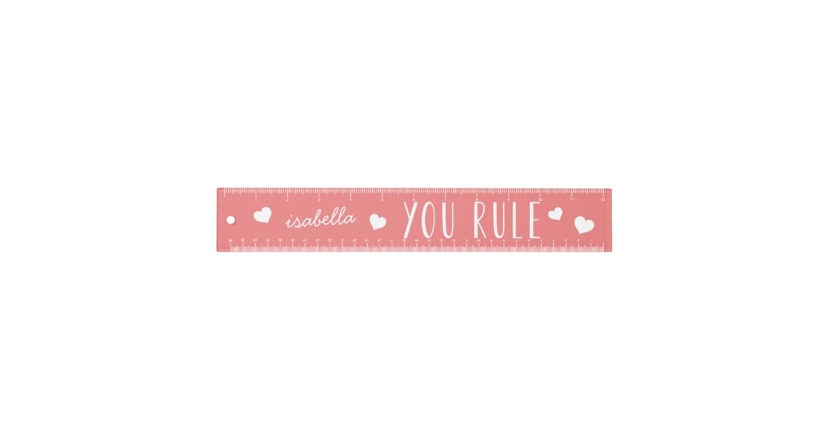 You Rule | Personalized Ruler | Zazzle