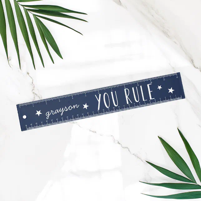 You Rule | Personalized Ruler | Zazzle