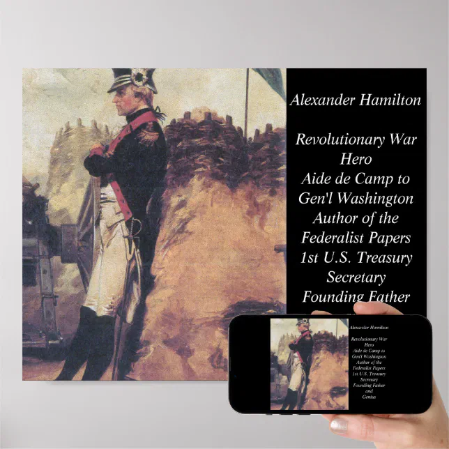 Young Alexander Hamilton poster | Zazzle