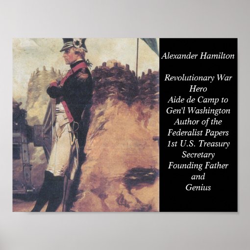 Young Alexander Hamilton poster | Zazzle