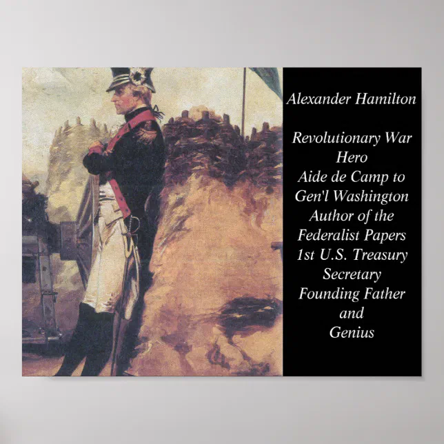 Young Alexander Hamilton poster | Zazzle