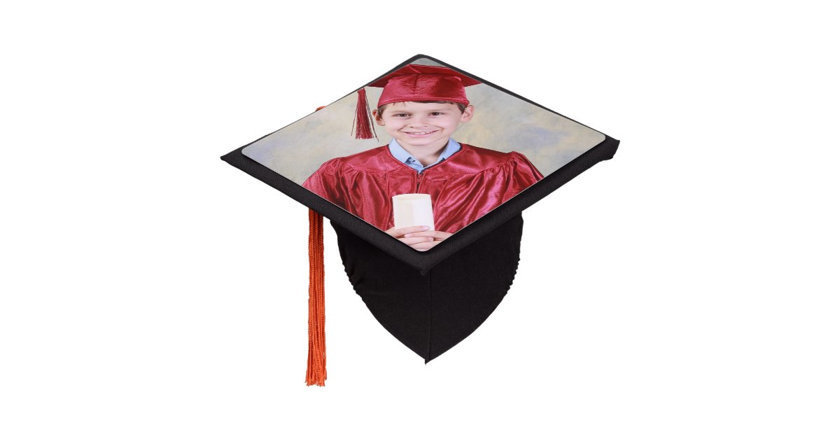Young Boy Kindergarten Graduation Graduation Cap Topper | Zazzle