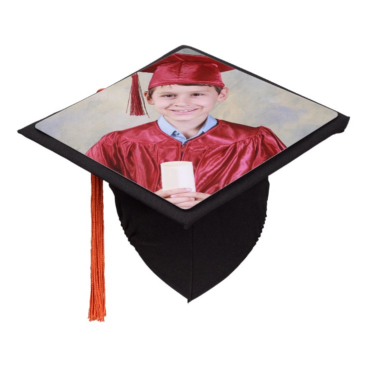 Young Boy Kindergarten Graduation Graduation Cap Topper | Zazzle