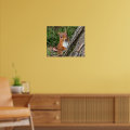 young red squirrel poster | Zazzle