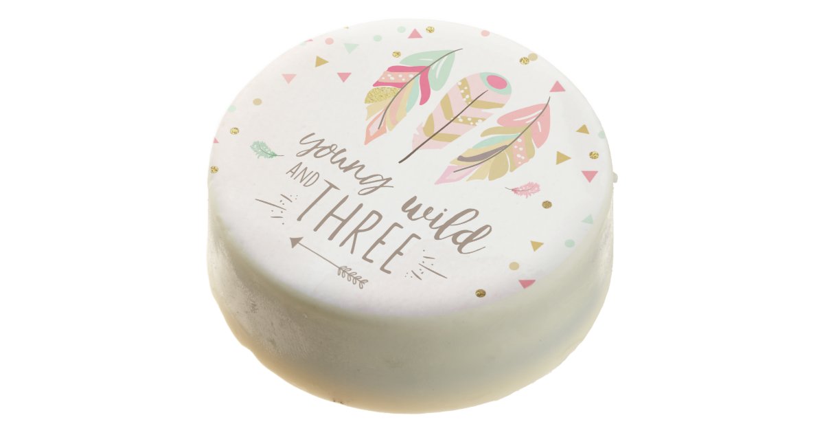 Young wild and three Oreo Cookies 3rd Birthday | Zazzle