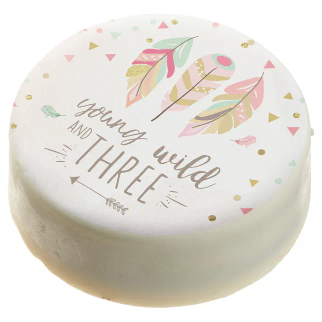 Young wild and three Oreo Cookies 3rd Birthday | Zazzle