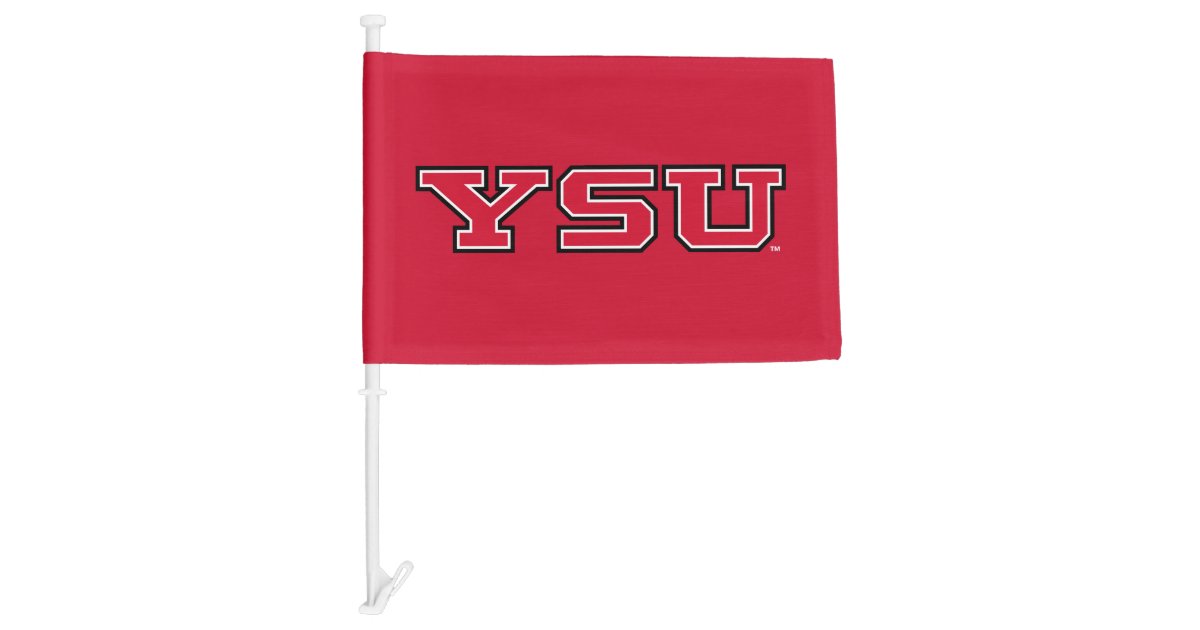 Youngstown State Car Flag | Zazzle