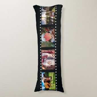 YOUR 8 PHOTOS custom template body pillow | Zazzle