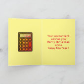 "Your accountant wishes you Merry Christmas" Card | Zazzle