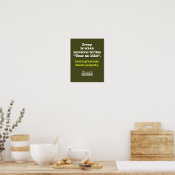Your An Idiot Poster Zazzle